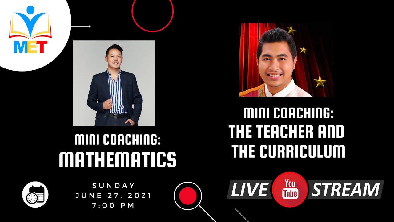 LET REVIEW2021 - Mathematics and The Teacher and the Curriculum - YouTube