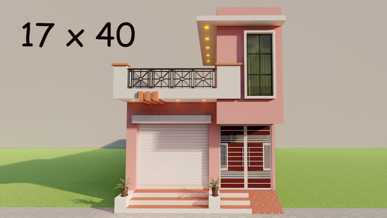 Small Shop With 2 Bedroom House Plan 17 By 40 Dukan Or Makan Ka Naksha small-shop-with-2-bedroom-house-plan-17-by-40-dukan-or-makan-ka-naksha