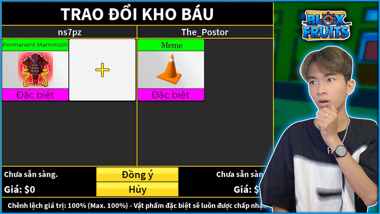 NTN giả gái cầm trái " MAMMOTH ĐẶC BIỆT " đi trade , bất ngờ được RICK ...