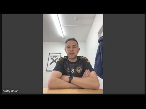PRESS CONFERENCE | Matty Dolan looks ahead to Rochdale. - YouTube
