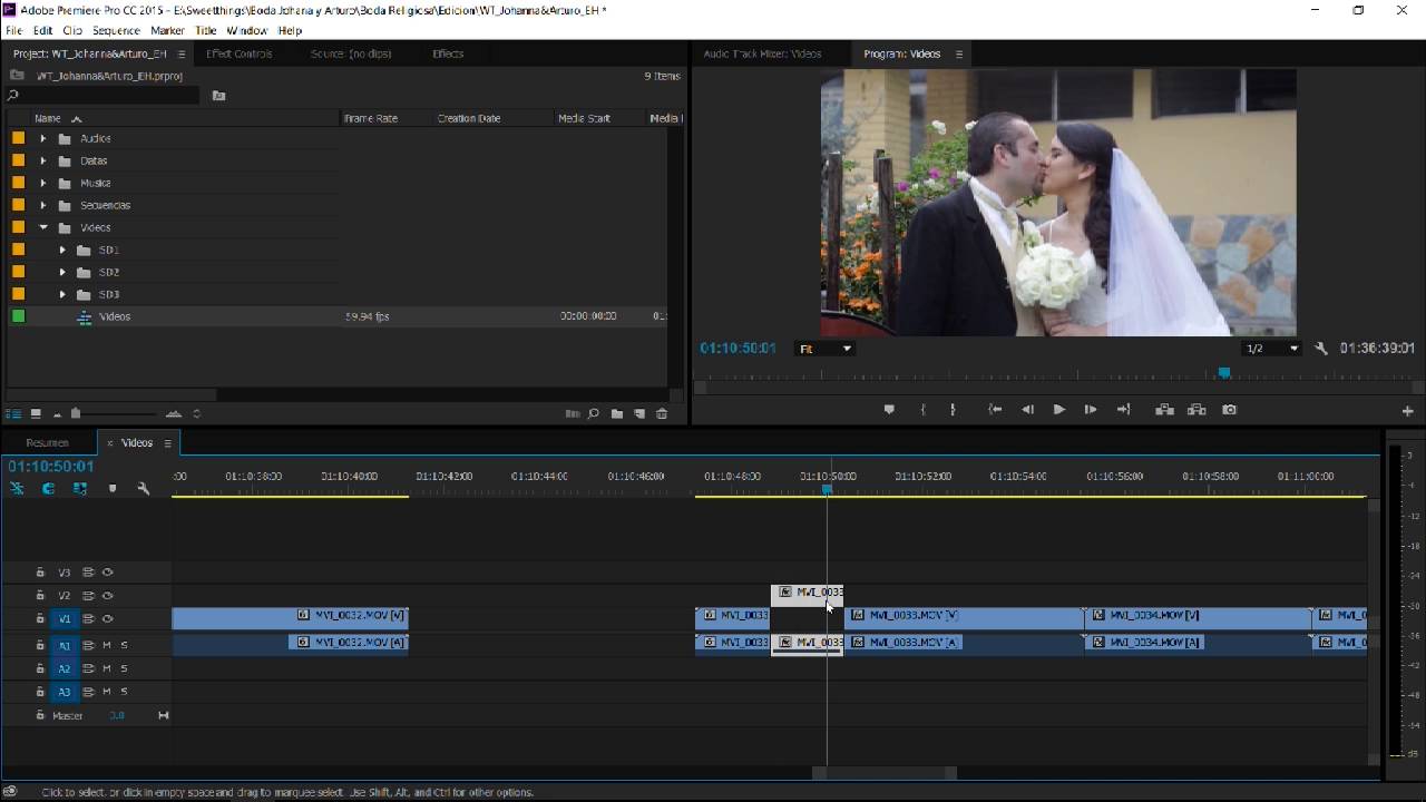 Como editar Bodas (Resumen) Adobe Premier CC - YouTube