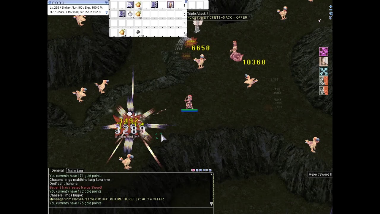 DarkRO Rebirth 420m 1 hour GOLD FARM - YouTube