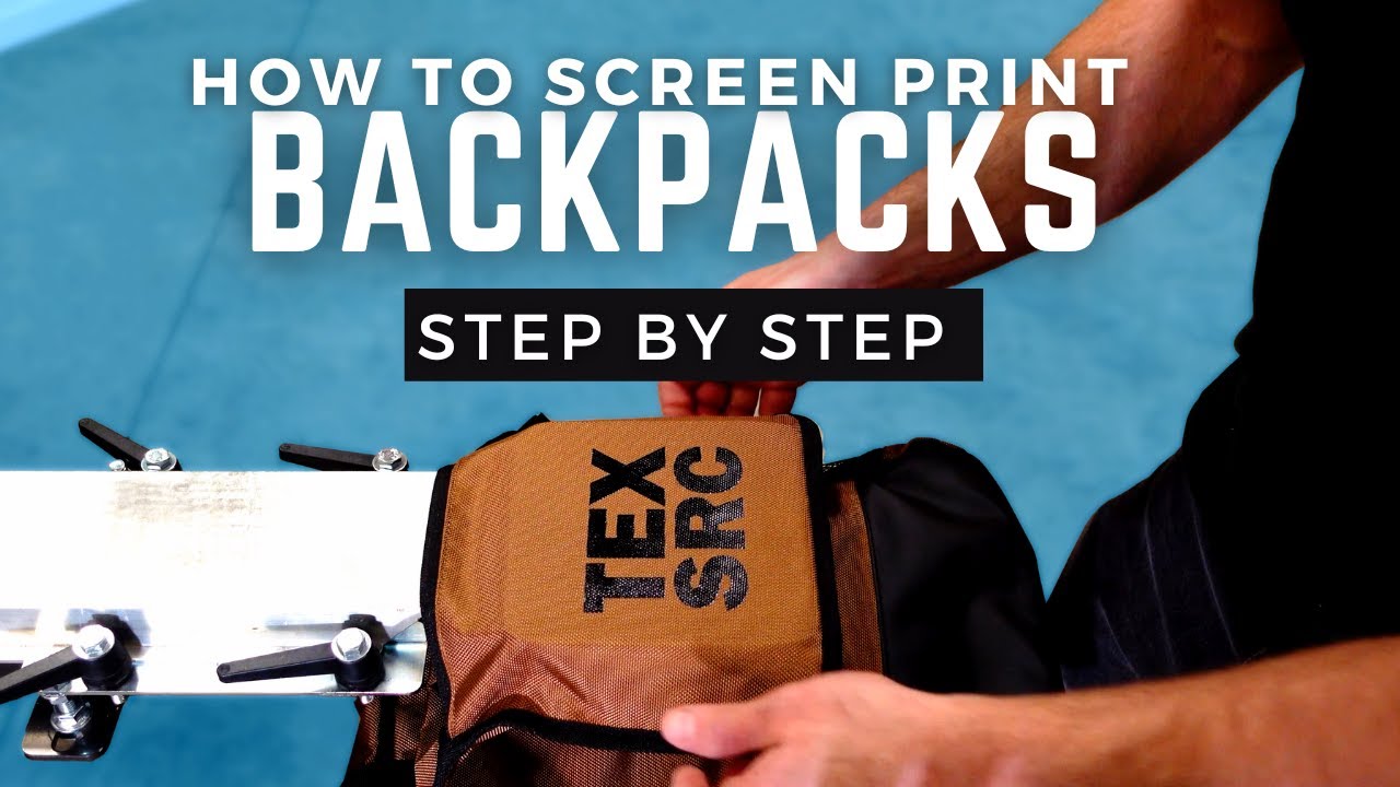 How to Screen Print on Backpacks: Tricks and Techniques - YouTube