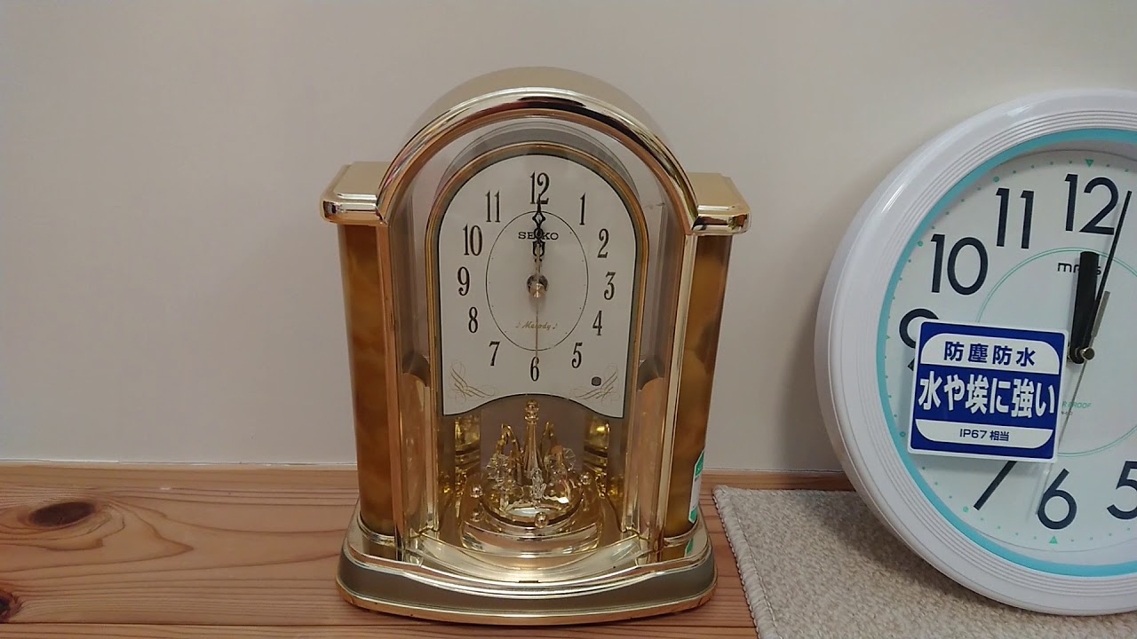 SEIKO メロディ時計 12時のメロディ 春の歌 - YouTube