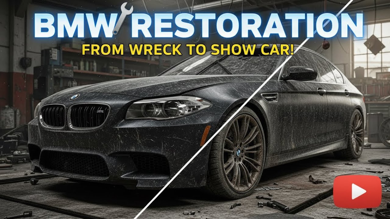 BMW M5 Full Restoration Wash | Extreme Dirt Removal & Deep Cleaning ...