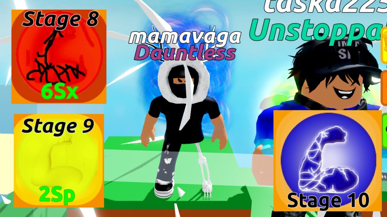 Getting Stage 8,9,10 in Shadow Lifting Simulator - YouTube