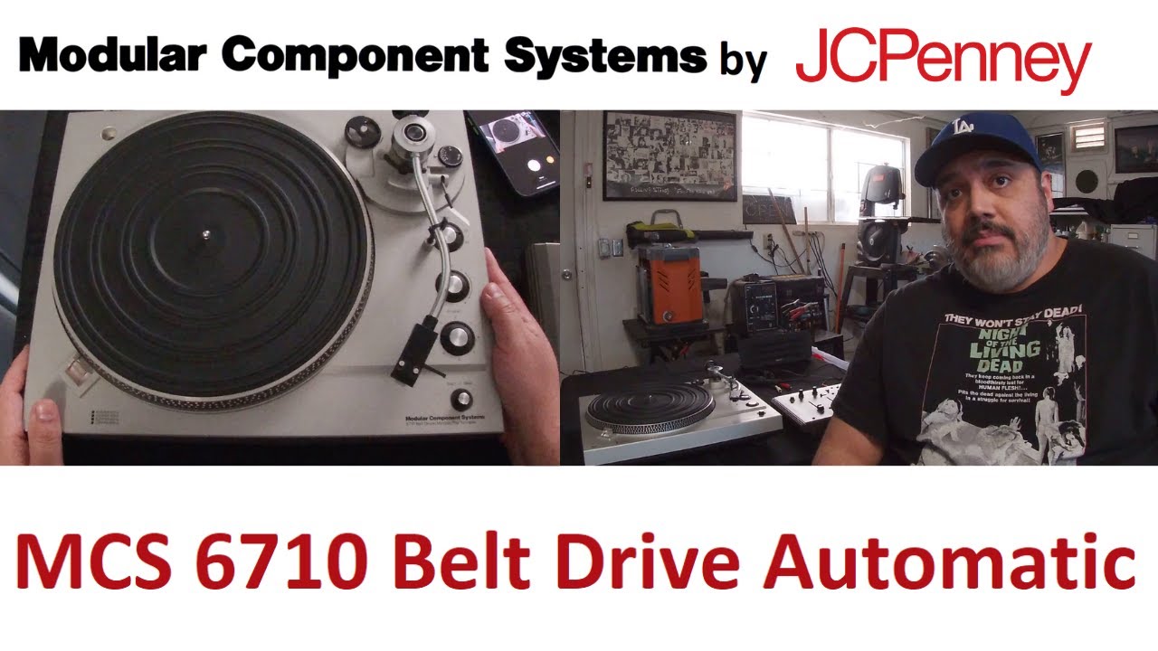 MCS - Turntable 6710 - Technics SL-1650 (type) Clone - YouTube