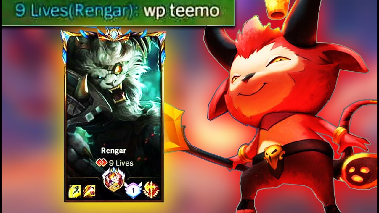 😈¡¡RENGAR TOP 1 Y EL MEJOR TEEMO MODO DIABLO WILD RIFT!!😈 - YouTube