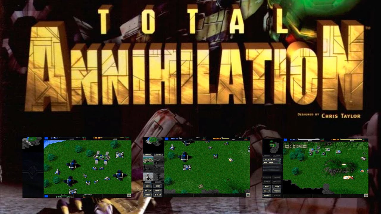 Total Annihilation (PC) | Playing First and Second Scenario - YouTube
