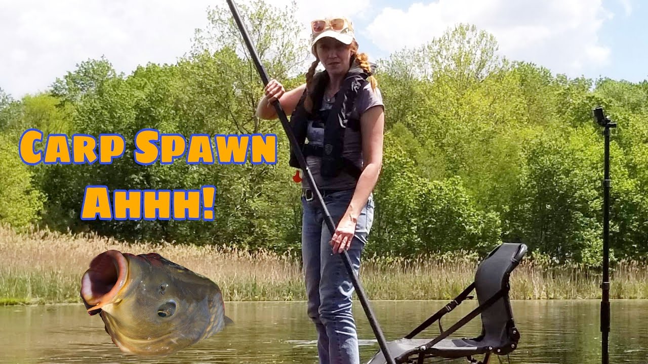 Bass Fishing During the Carp Spawn - YouTube