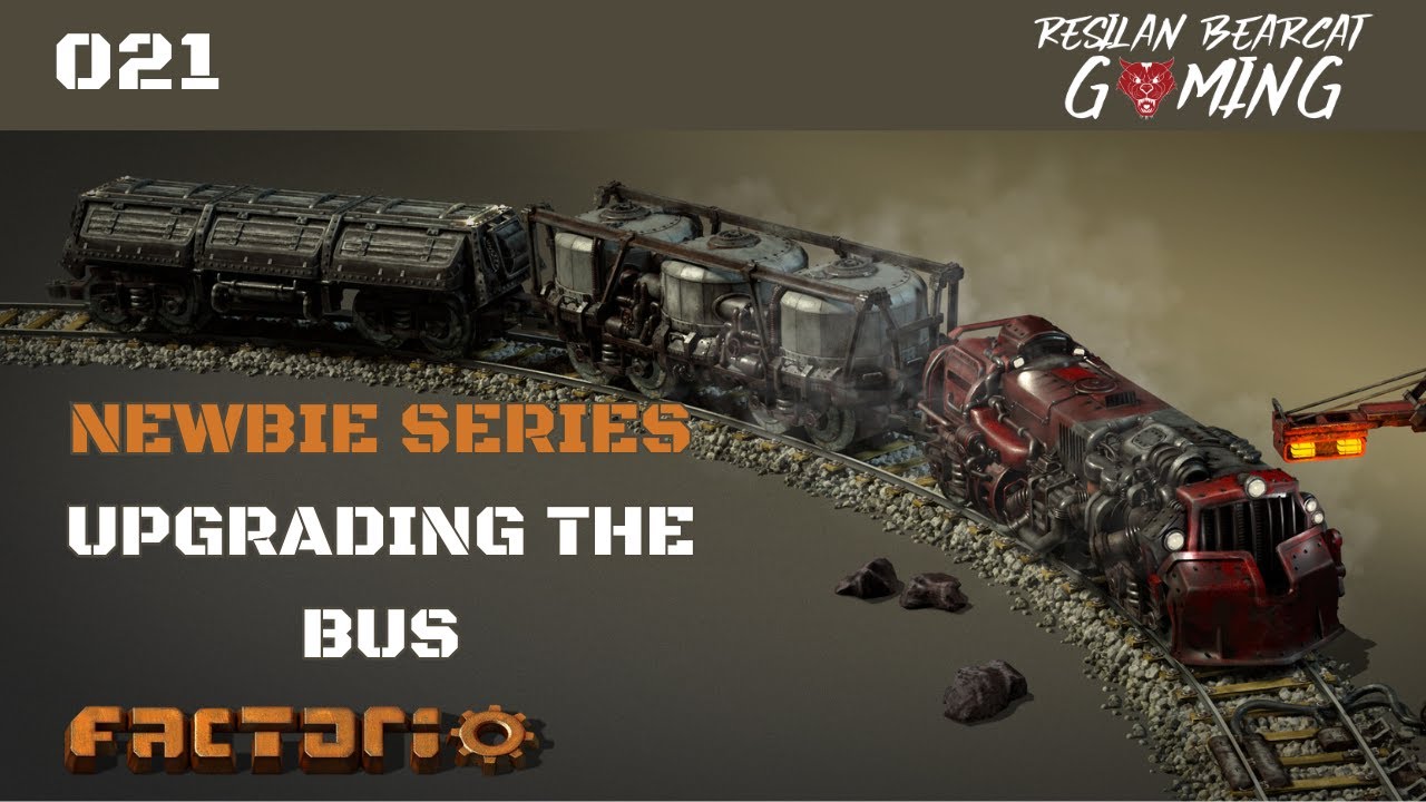Factorio Newbie Series - Upgrading our main bus lines - YouTube