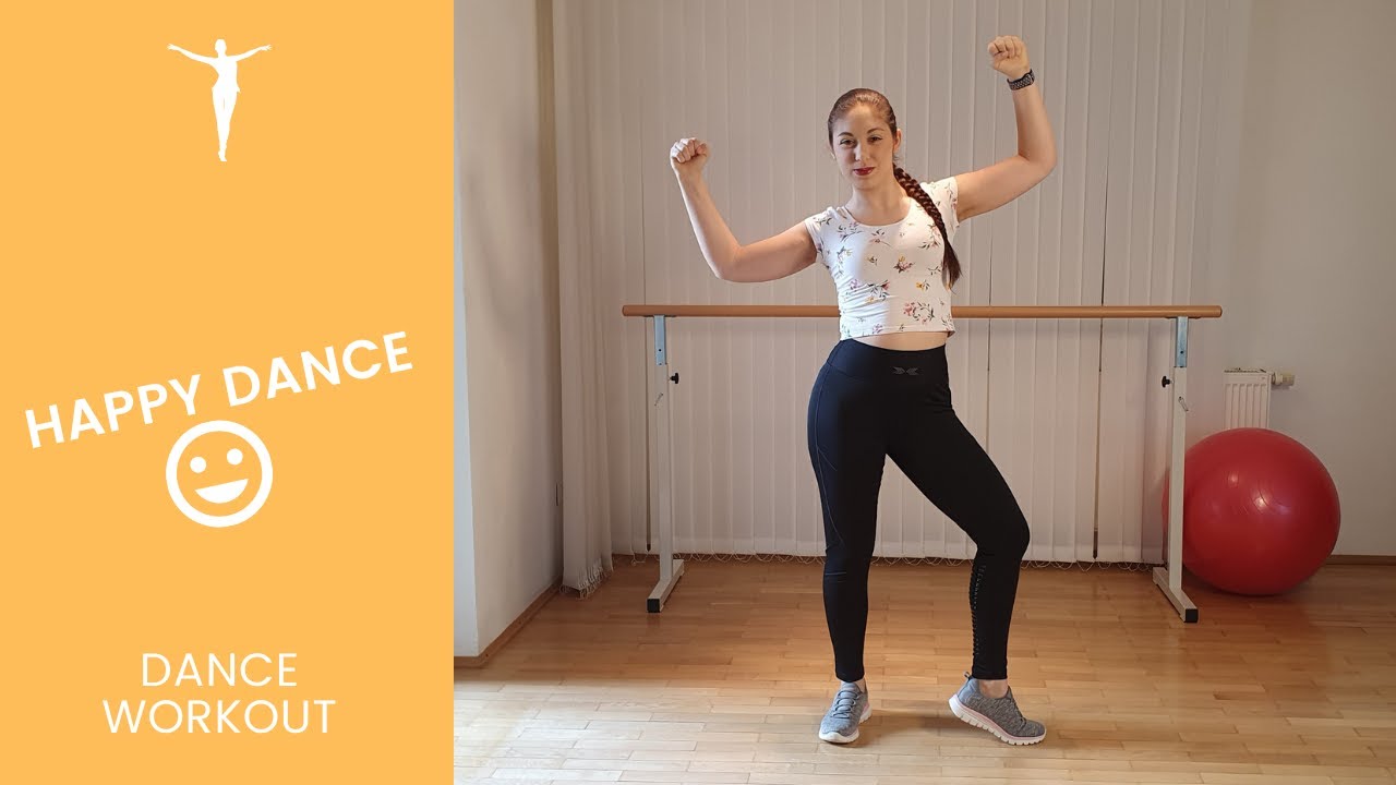 12 min HAPPY DANCE WORKOUT || Cardio Dance Workout || Part 1 - YouTube