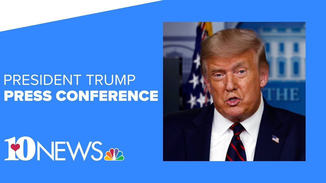 President Donald Trump holds press conference (Wednesday, Aug. 12 ...