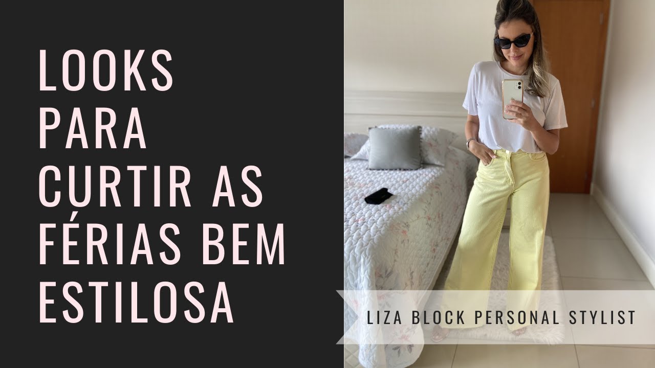 Looks com Blusas Básicas | Liza Block - YouTube