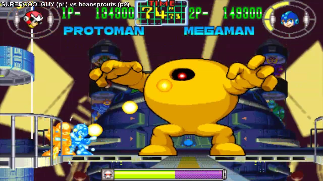 Fightcade Mame Mega Man SUPERCOOLGUY & beansprouts mmancp2u, retro ...