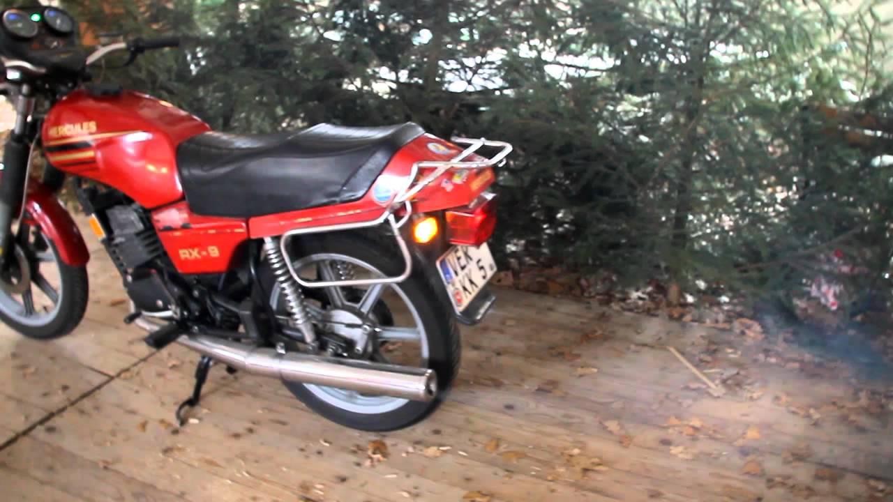 Hercules RX9 80er 80 er Leichtkraftrad Moped Mopett Herkules - YouTube