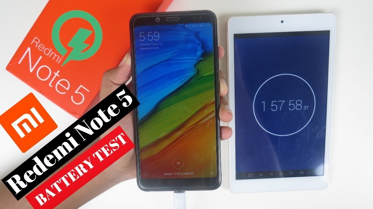 Xiaomi Redmi Note 5 (GLOBAL VERSION) Battery Life Test - YouTube