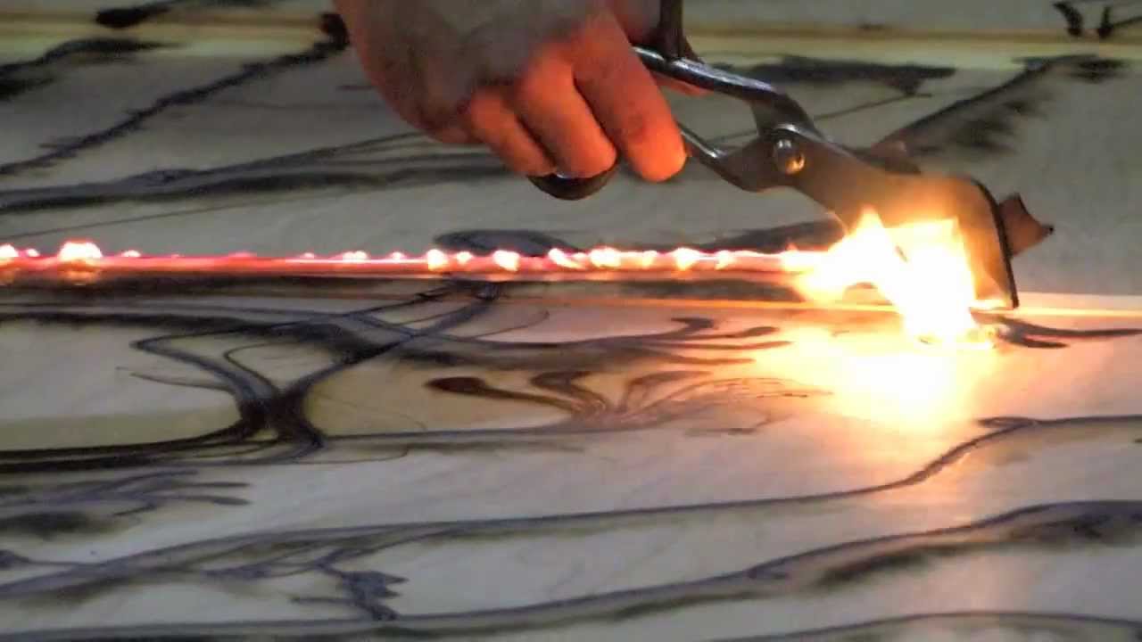 Glass Burned Panel Demo by Artist Jonah Ward - YouTube