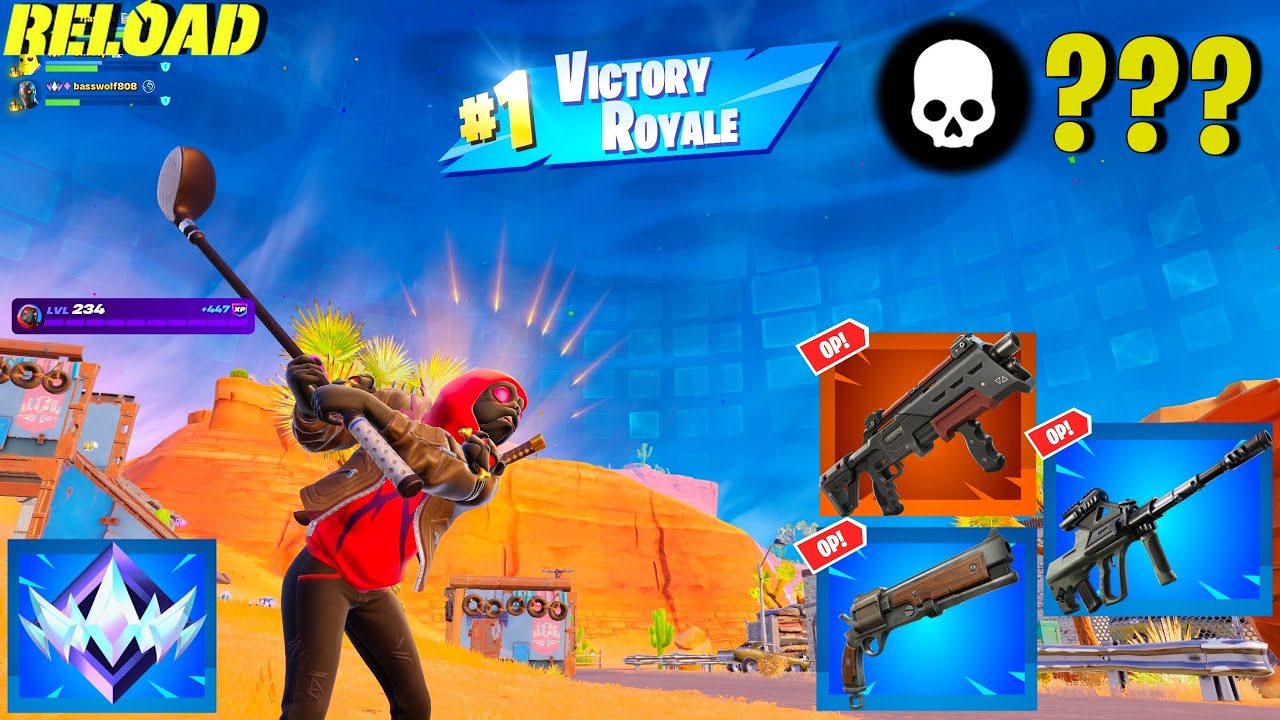 High Elimination Unreal Ranked Reload Zero Build Squad Win Gameplay ...