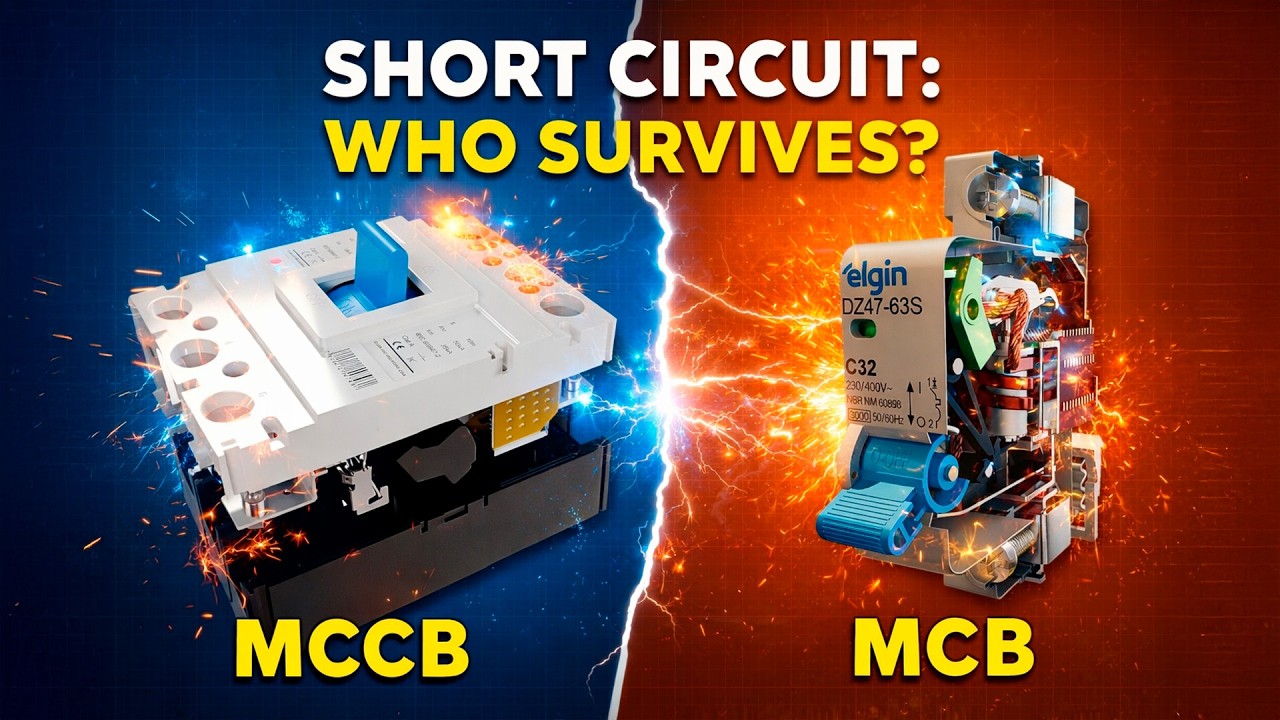 MCCB vs MCB: Why One Can Handle Massive Short Circuits - YouTube