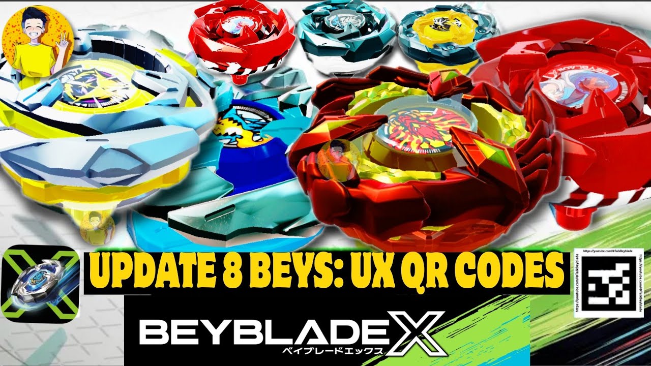 UPDATE 8 BEYS: UX QR CODES + WAVE 3 BEAT TYRANNO COWL SPHINX BEYBLADE X ...