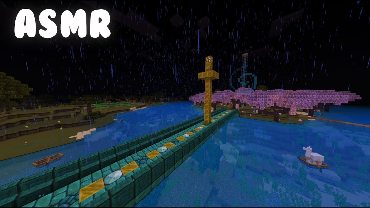 Builidng a Bridge... or 2... or 3 ~ Minecraft ASMR - YouTube