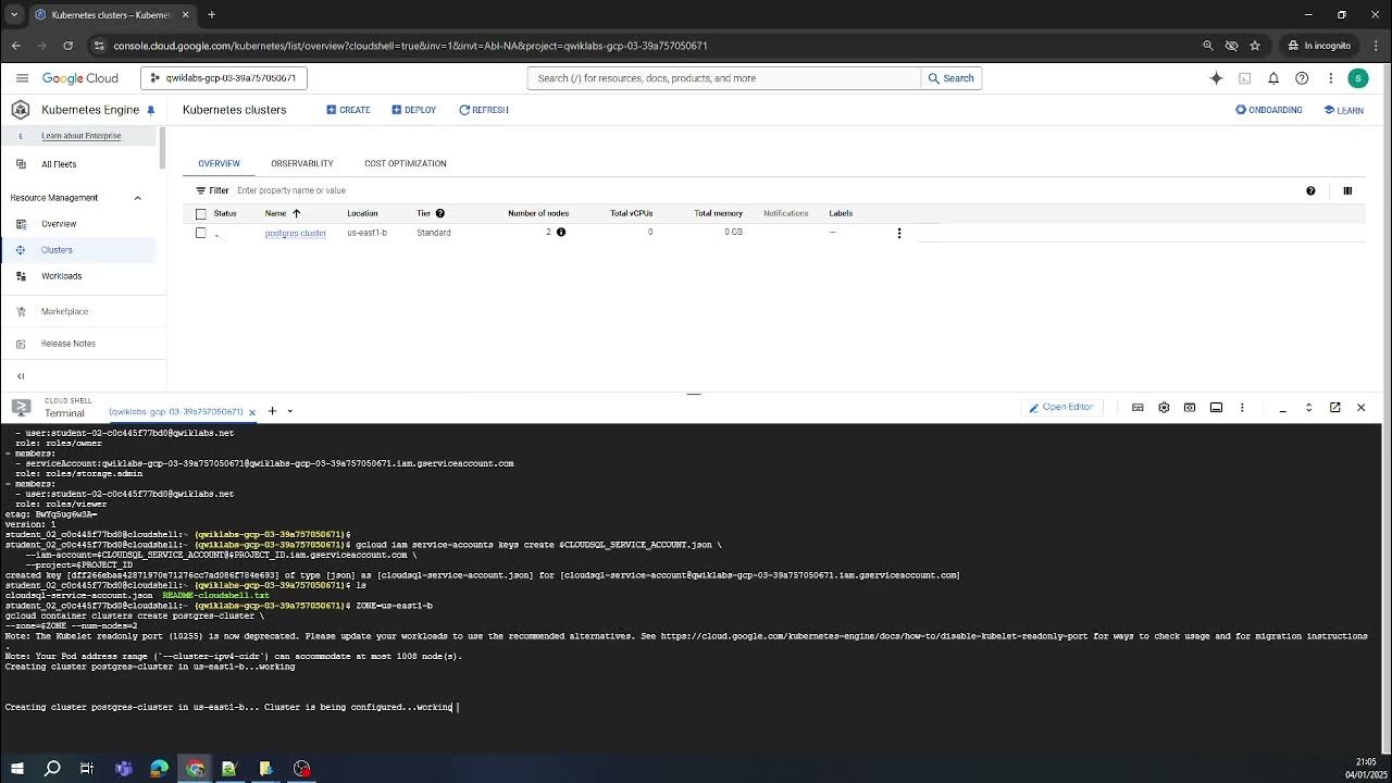 Google Cloud Platform: GKE App connects to Cloud SQL PostgreSQL - Part 1 - YouTube