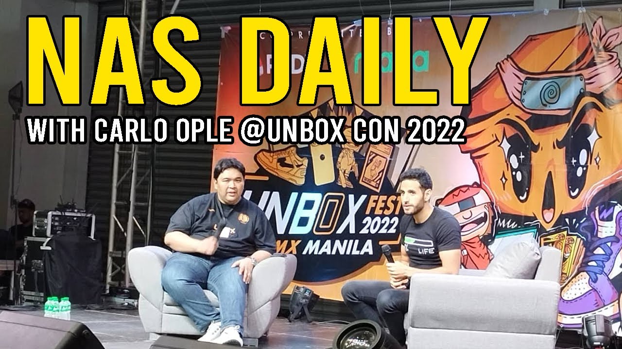 NAS DAILY with Carlo Ople @Unbox Fest 2022 - YouTube