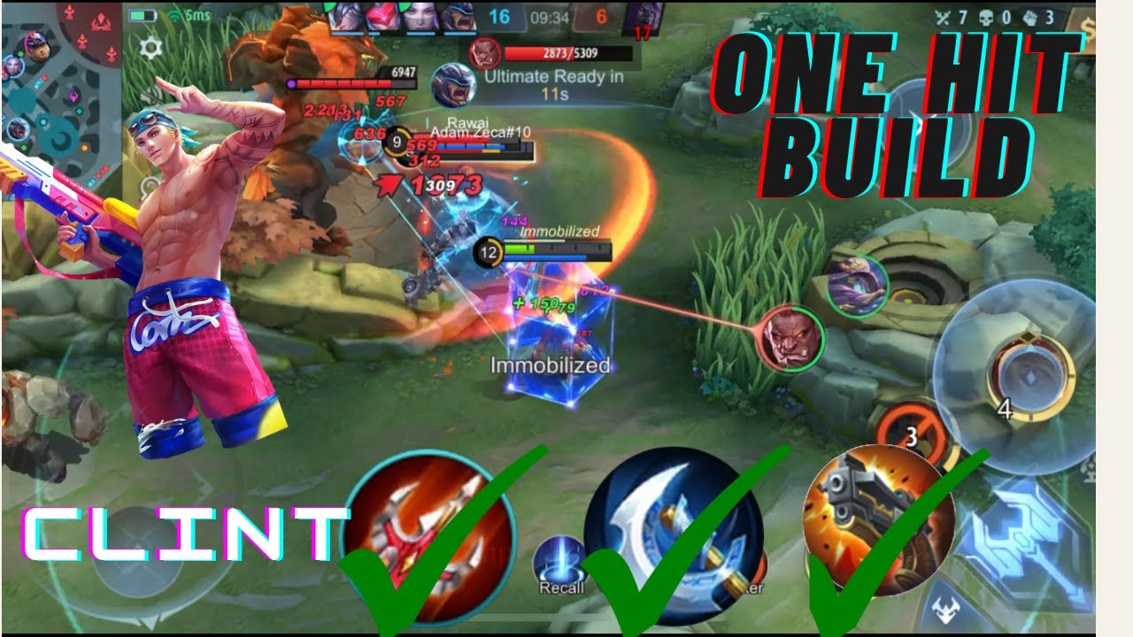 CLINT ONE HIT KILL BUILD 2022!! TOP BUILD | MLBB - YouTube