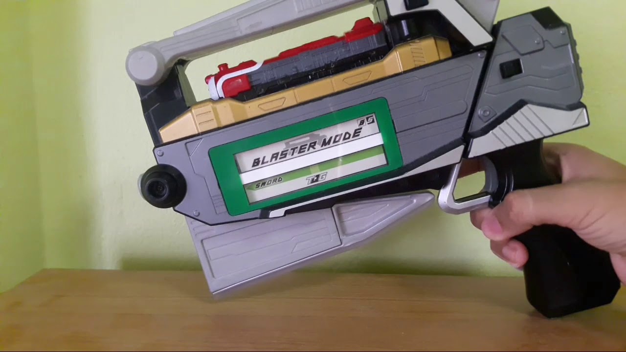 รีวิว DX Toq Blaster อาวุธดาบและปืนของขบวนการ ทคคิวเจอร์ - YouTube