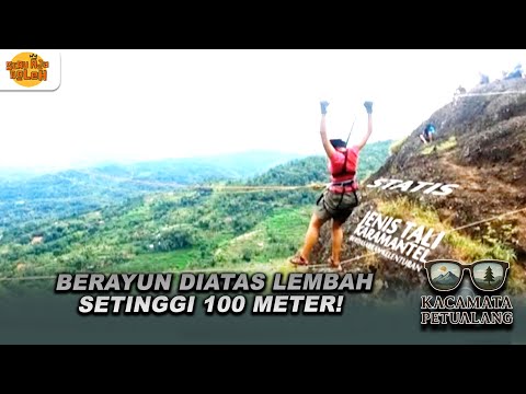 BERAYUN DIATAS LEMBAH SETINGGI 100 METER! | KACAMATA PETUALANG