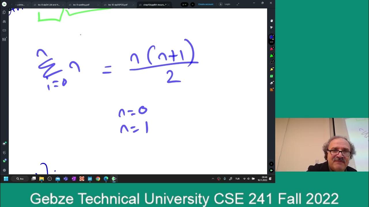 CSE 241 Fall 2022 Nov 16 - YouTube