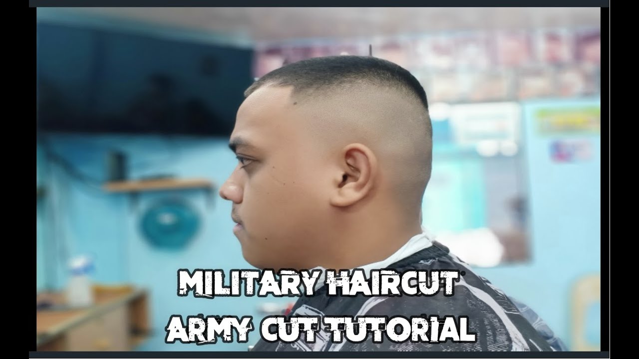 MILITARY/ARMY CUT HAIRCUT TUTORIAL! STEP BY STEP - YouTube