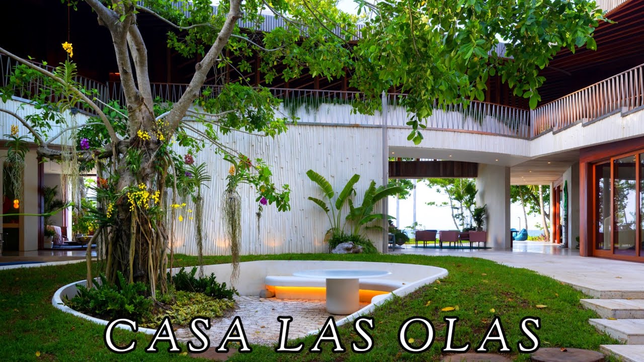 Beautiful Vacation Home design framed views of the Ocean and Horizon - Casa Las Olas - YouTube