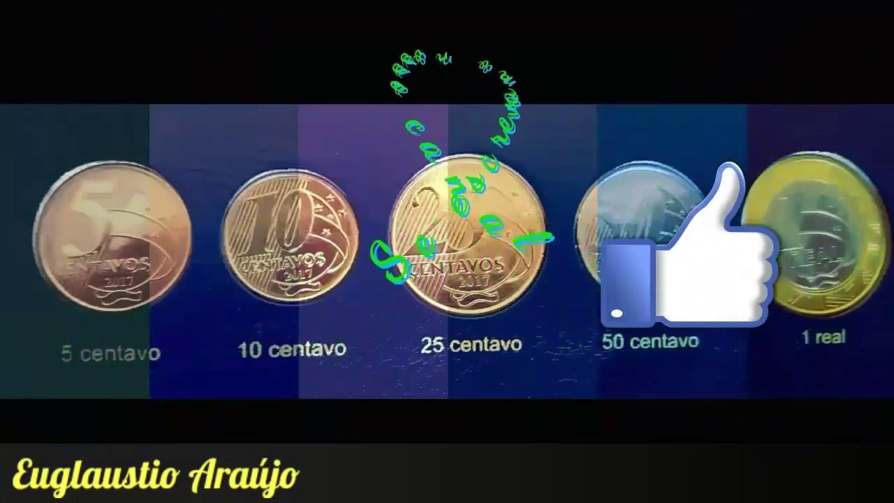 As novas moedas do real de 2017 - YouTube