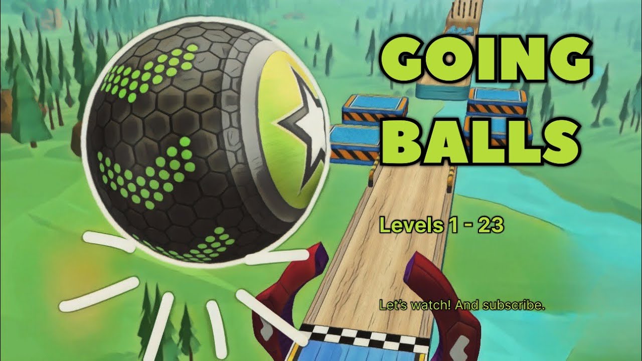 Roll to Success in Going Balls: Embark on an exhilarating journey! 🎢🔥 ...