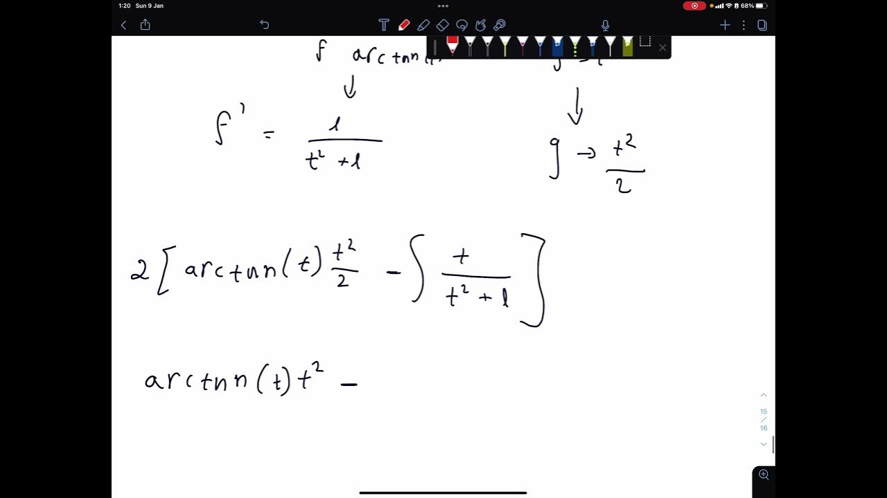 Integral of arctan(sqrt(x)) האינטגרל - YouTube
