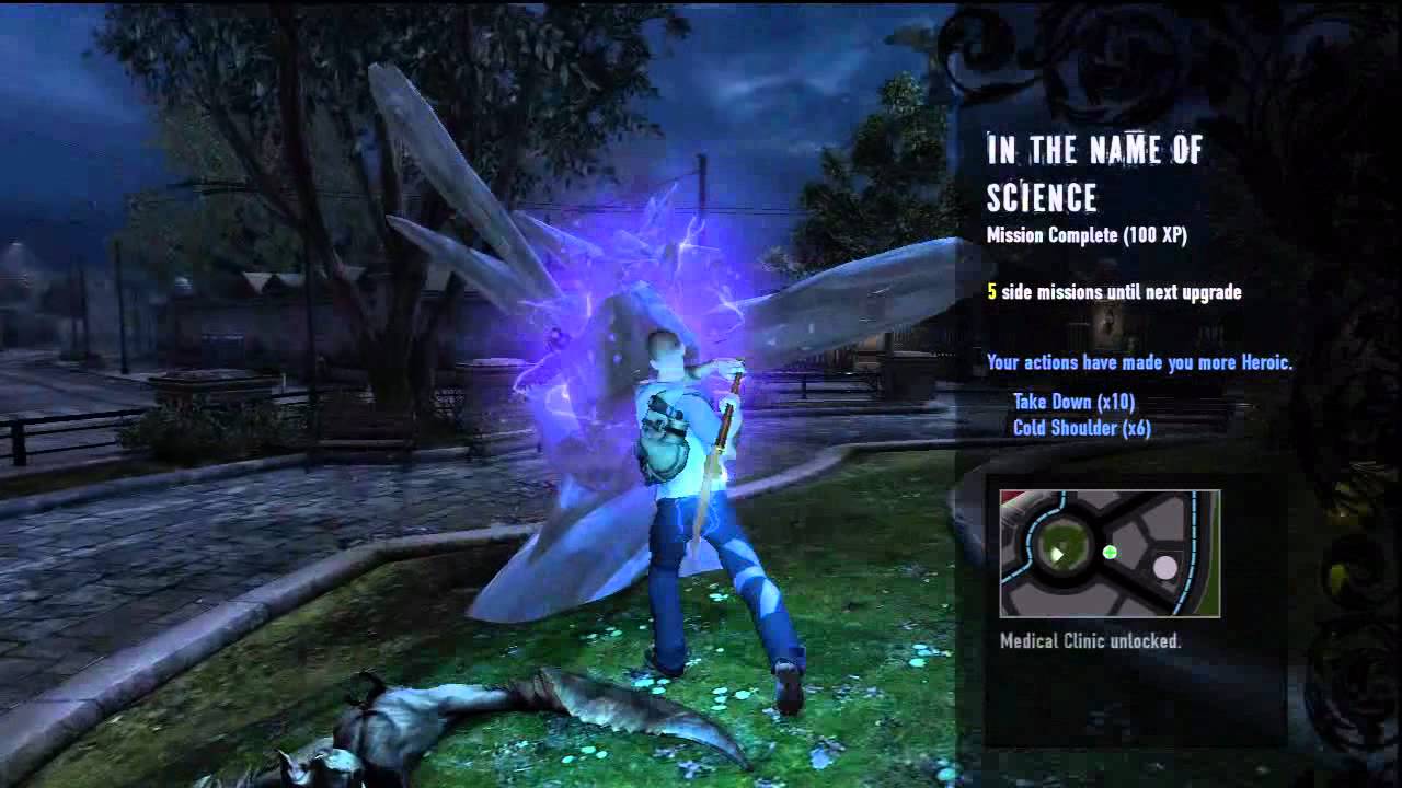 Let's Play InFamous 2 Part 23: Anti-Gravity Cardboard Box - YouTube