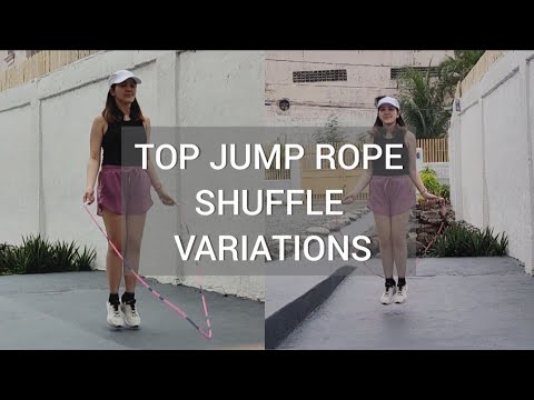 TOP JUMP ROPE SHUFFLE VARIATIONS YOU MUST TRY! #footworks - YouTube