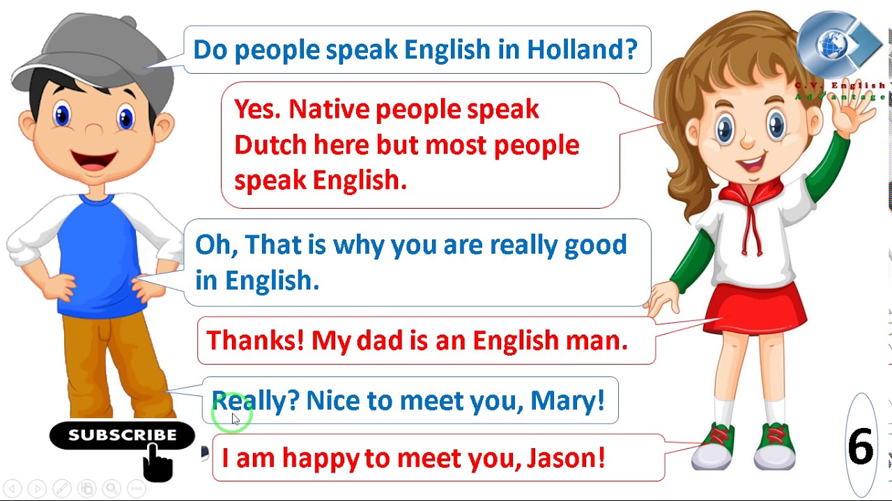 Lesson 2 English Conversation Practice | Greetings and Self ...