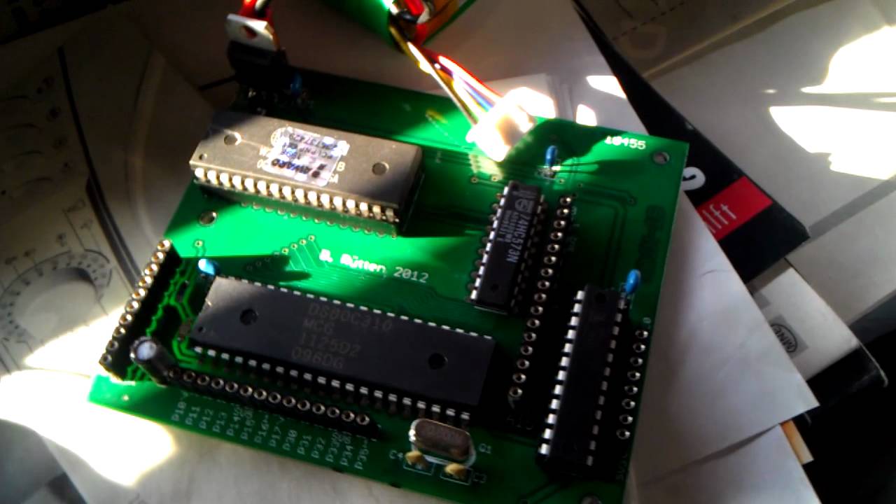 8051 board - YouTube