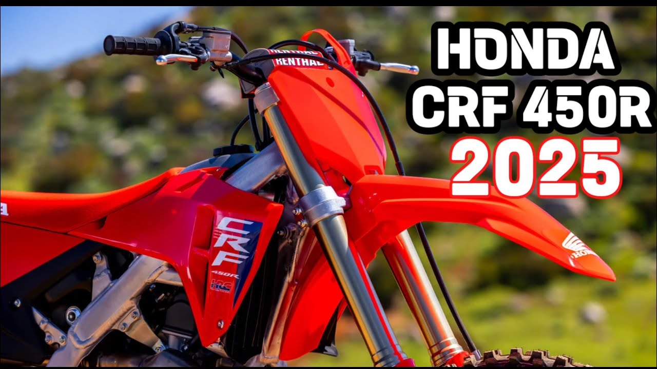 NEW 2025 HONDA CRF 450R NEW GRAPHIC DESIGN - YouTube
