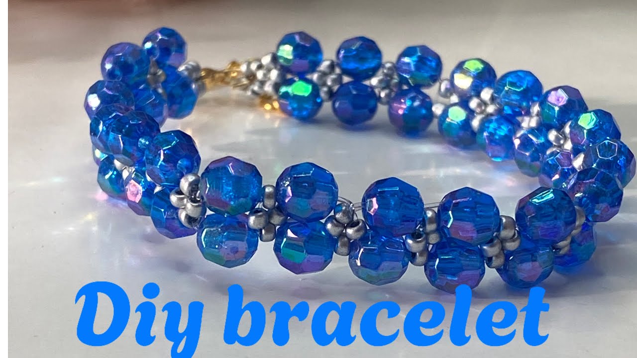How to make easy bracelet at home | Diy bracelet at home - YouTube