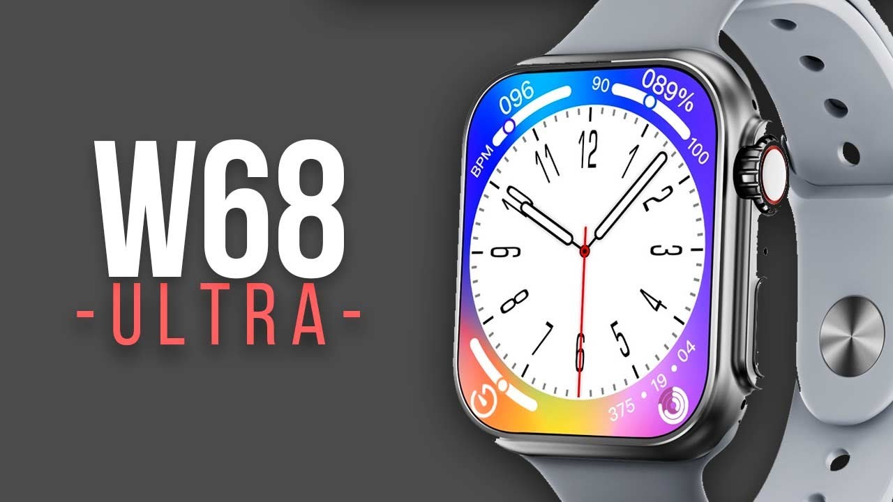 Lançamento SMARTWATCH W68 ULTRA - MUITA BATERIA e TELA TOP! Mas já vale ...