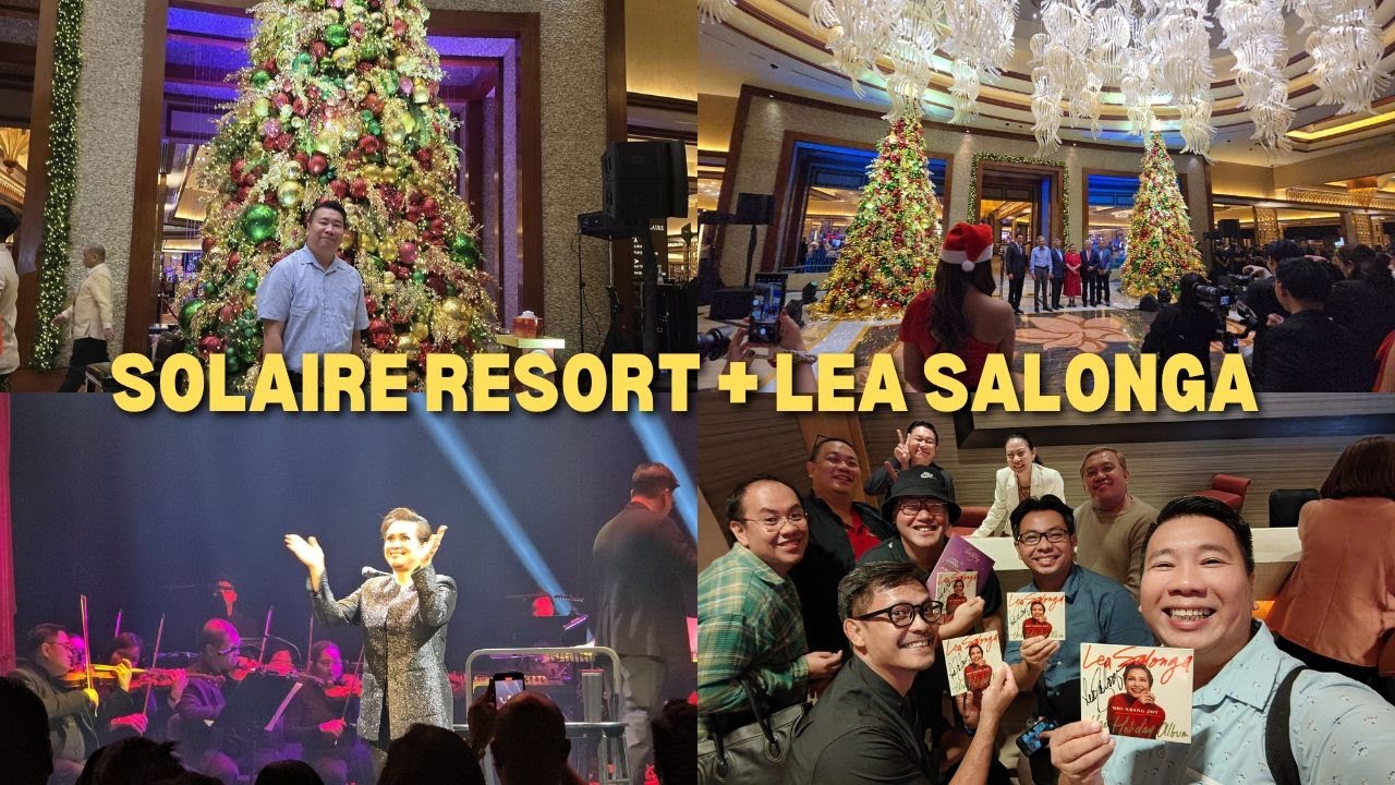 SOLAIRE RESORT CHRISTMAS TREE LIGHTING AND LEA SALONGA CONCERT - STAGE ...