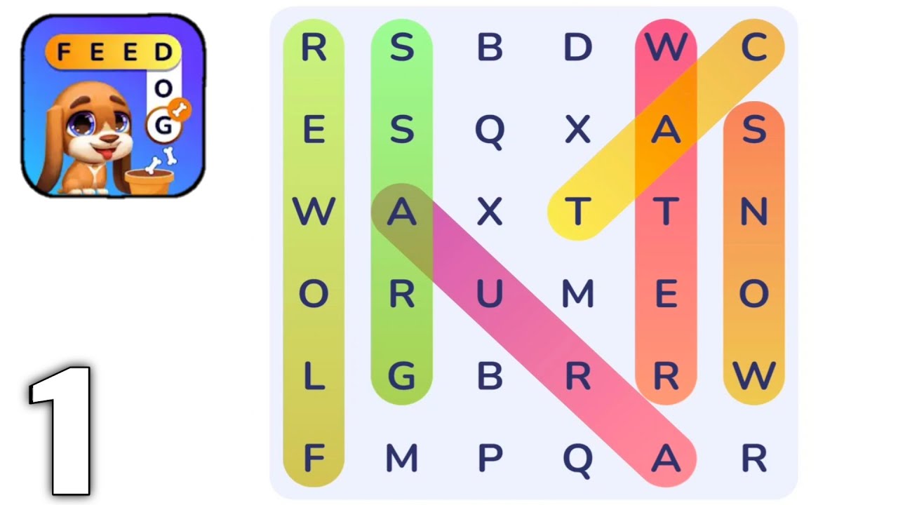 Word Search - Solver Crossword - Gameplay Walkthrough Part 1 All Levels ...