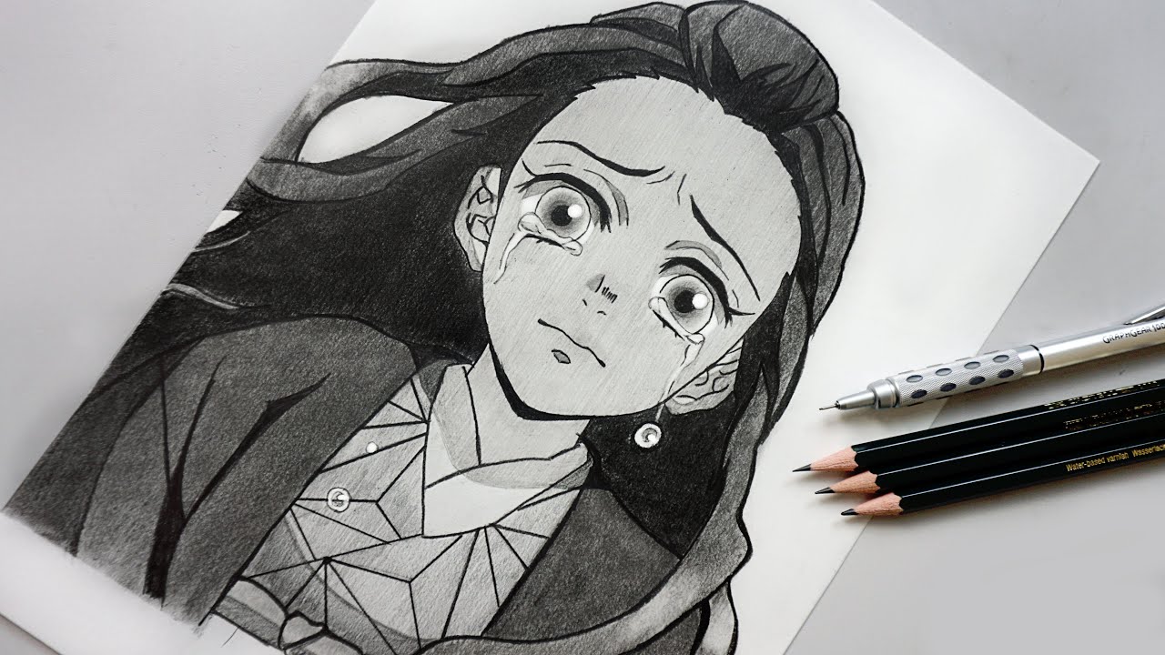 how to draw NEZUKO tutorial | Demon Slayer / Kimetsu no Yaiba season 2 ...