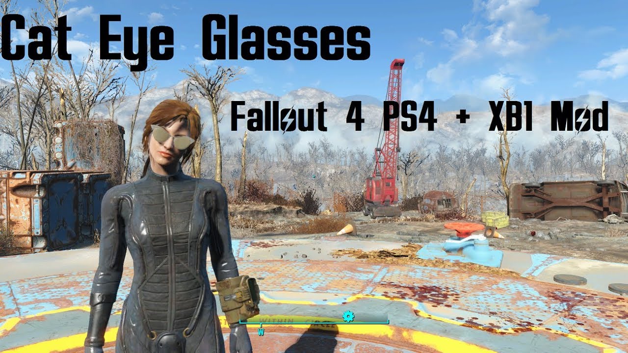 Fallout 4 Cat Eye Glasses PS4 And XB1 Mod - YouTube