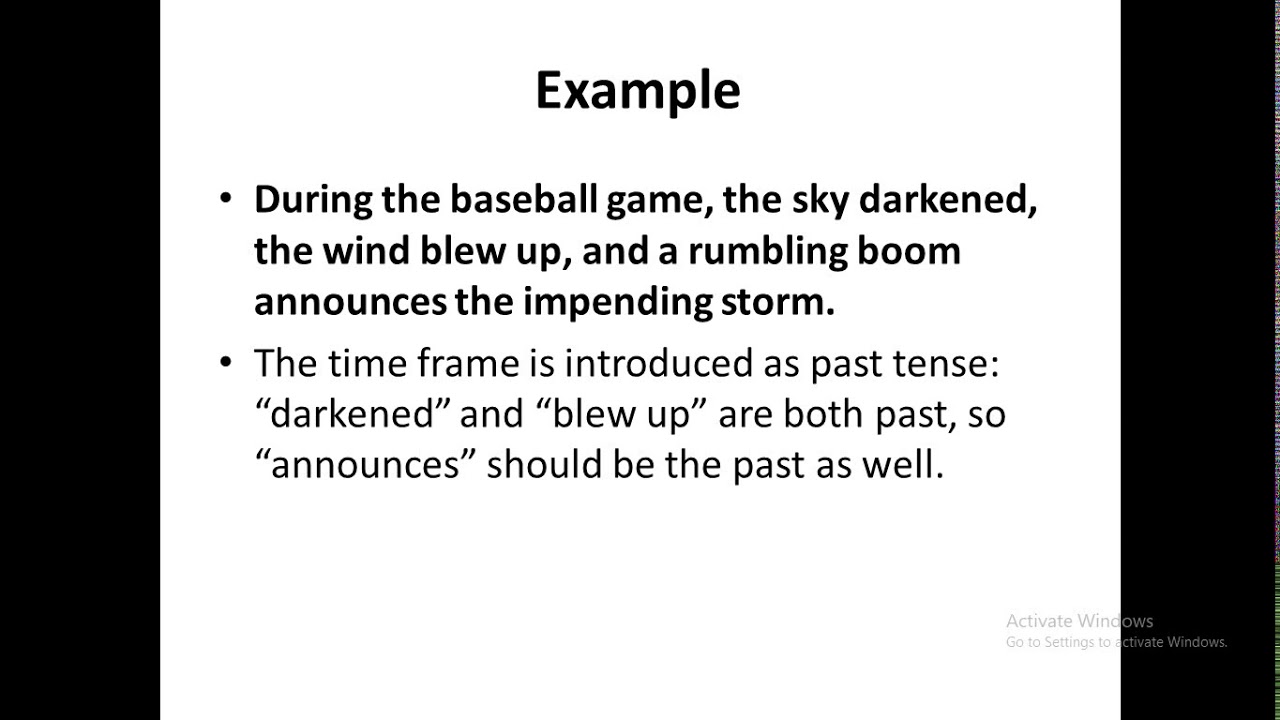 How To avoid shifts in sentence construction - YouTube