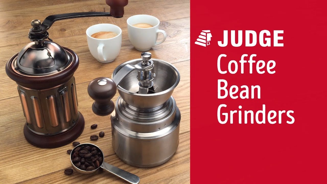 Judge Coffee Bean Grinders Product Demo - JA85 & JA87 - YouTube